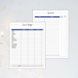 Quinceañera Planner, Quince Planning Checklist, Quinceañera Templates ...