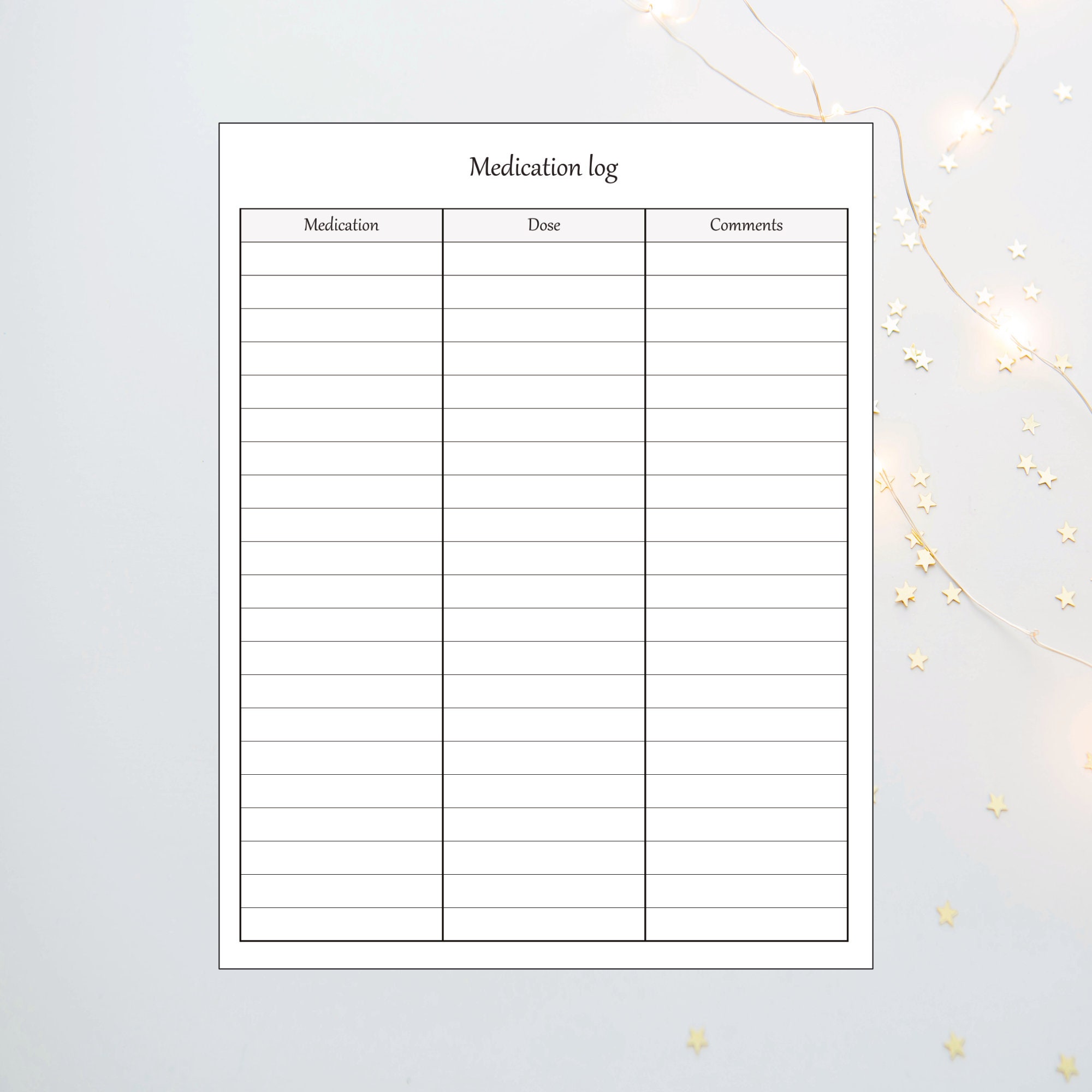 Daily Caregiver Log, Caregiver Report, Caregiving Elderly Care ...