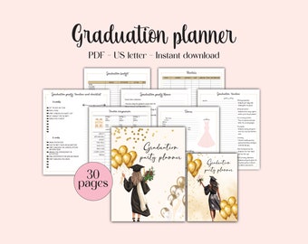 Printable Graduation Party Planner - Etsy