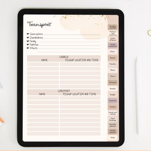 Quinceañera Planner, Digital Quinceanera Planner, Quince Planning ...