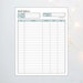 Bank Balance, Printable Bank Balance Log, Bank Account Tracker, Savings ...