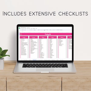 Travel Planner Google Sheet, Digital Travel Planner, Travel Budget ...