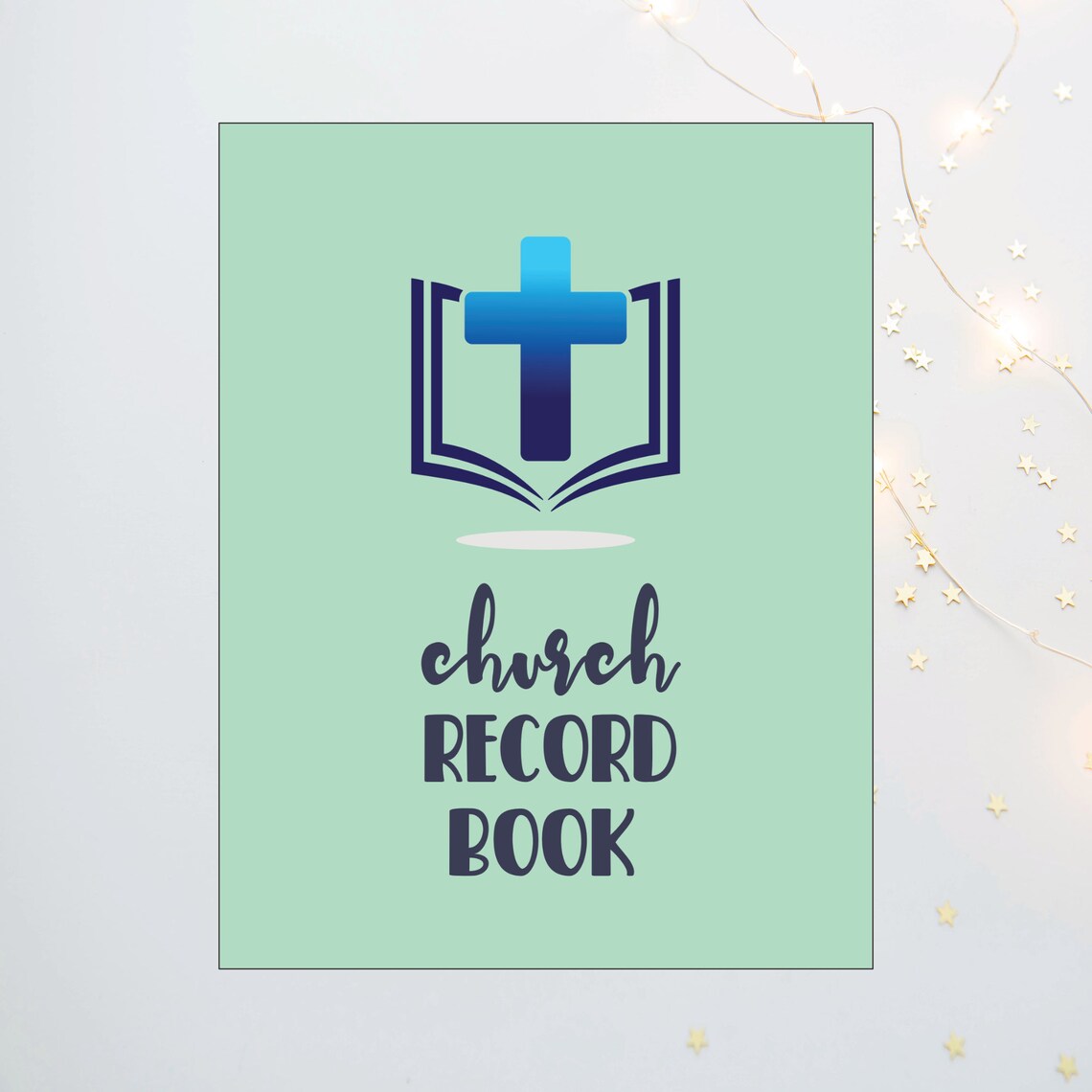 Church Record Book Tithe Log Donations Tracker Membership - Etsy