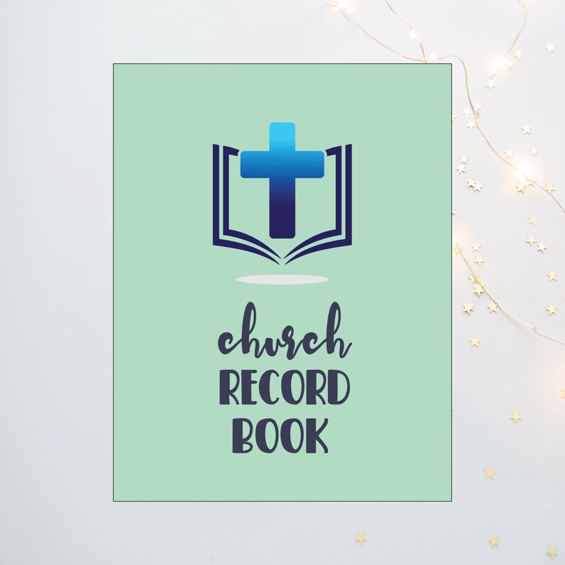 Church Record Book, Tithe Log, Donations Tracker, Membership Tracker ...