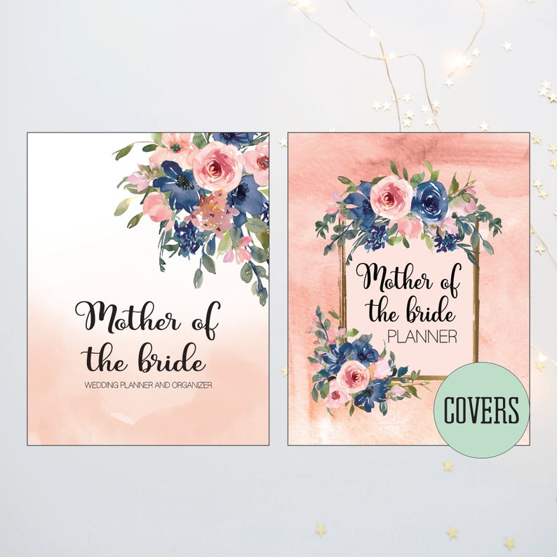 Mother of the Bride Planner, Printable Wedding Checklist, Wedding ...