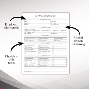 Offboarding Checklist: Employee Termination Process & Resignation To-do ...