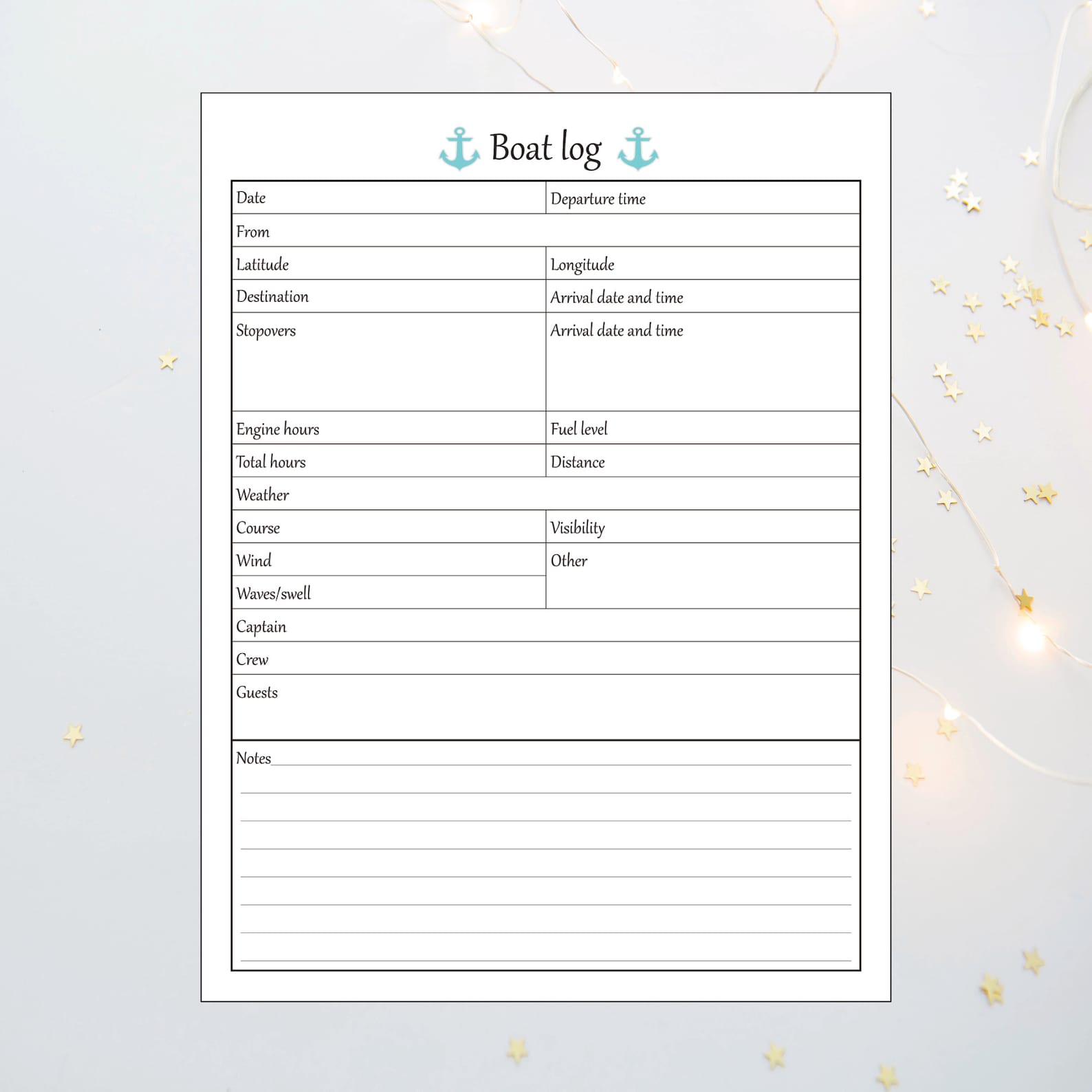 Printable Boat Log Book Template Captain Log Printabl - vrogue.co Printable Boat Log Book Template Captain Log Printabl - vrogue.co