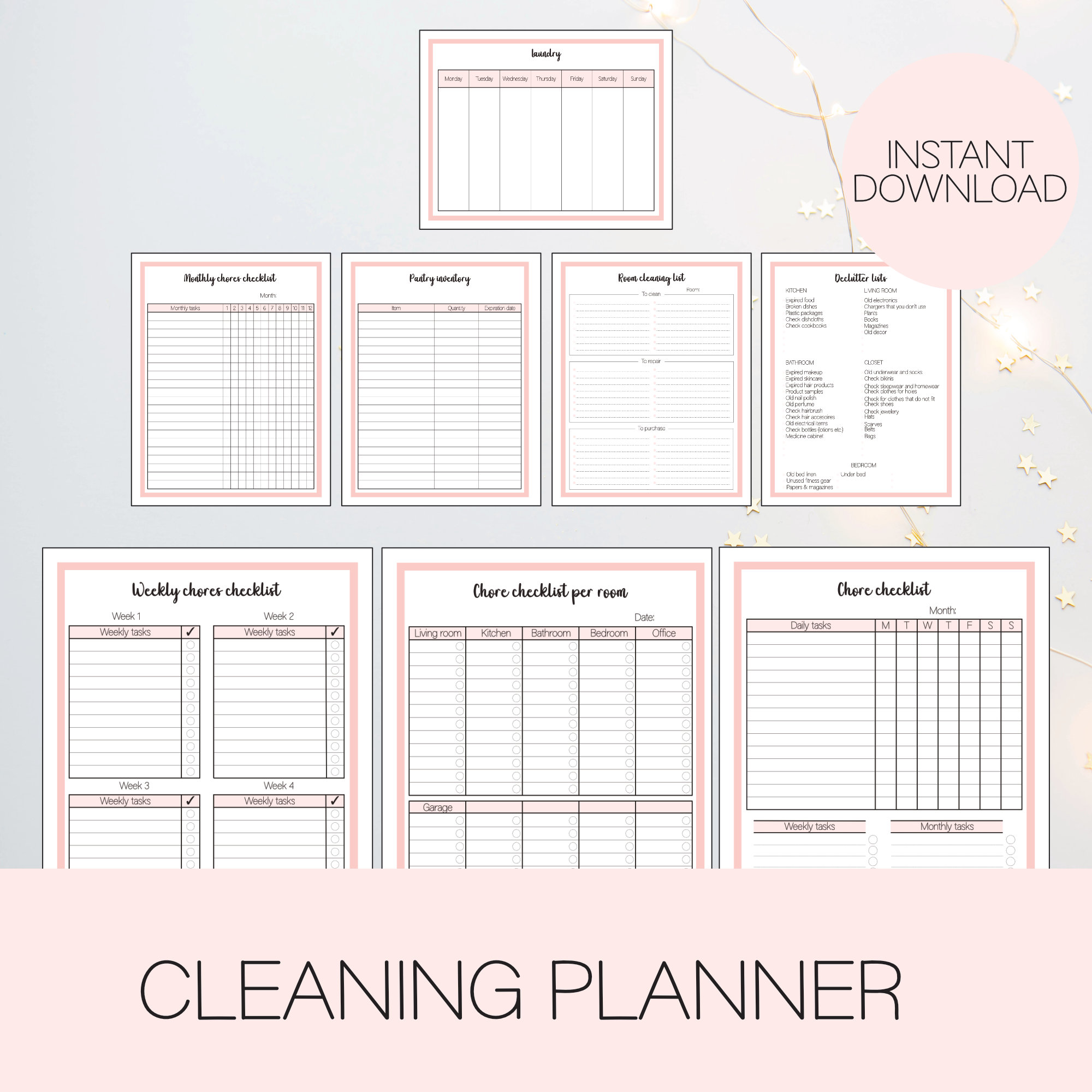 All in One Planner Printable, Ultimate Planner, for Students and Adults ...
