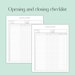 Food Safety Hygiene Record Sheets, Kitchen Cleaning Checklist ...