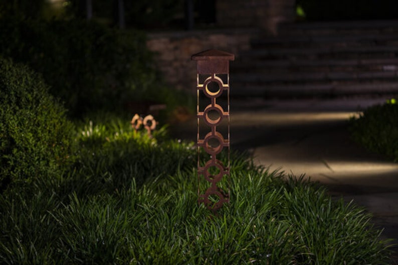 Celtic 6x6 Nightscaping® Estate Series 42 Bollard Light Celtic Design ...