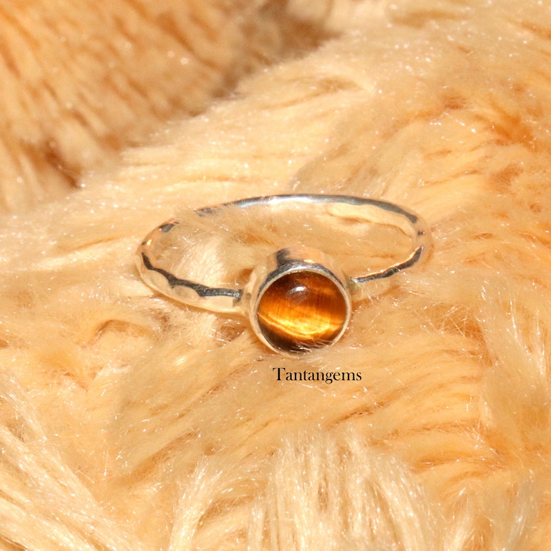 Tiger Eye Ring - Etsy
