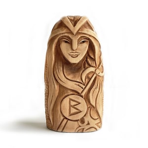 Sculpture Figurines Goibniu god satuette made from Linden Goibniu ...