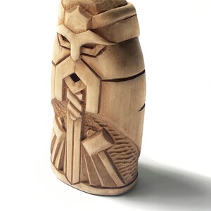 Goibniu God Satuette Made From Linden. Goibniu / Gaibhne Irish ...