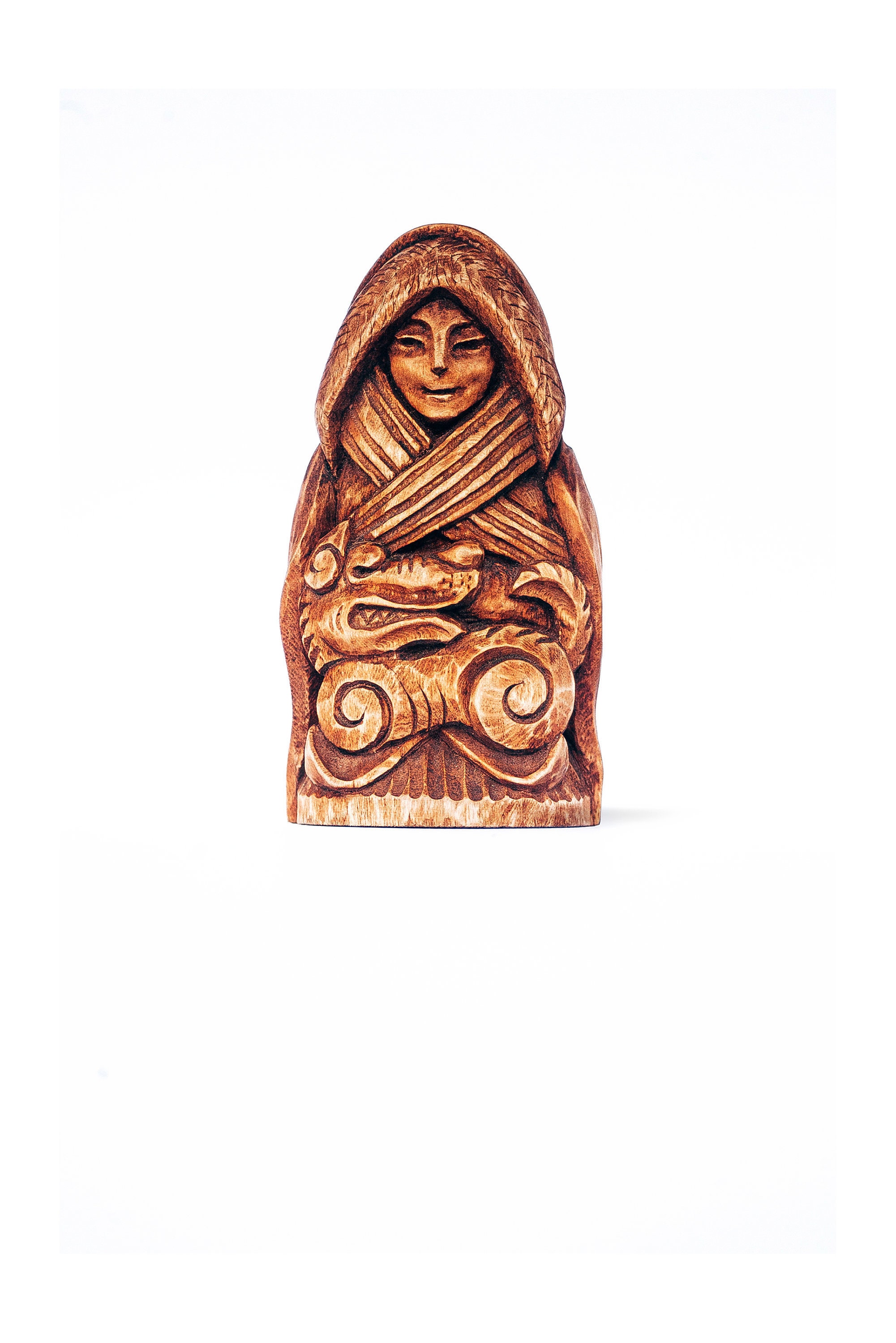 Sculpture Figurines Goibniu god satuette made from Linden Goibniu ...