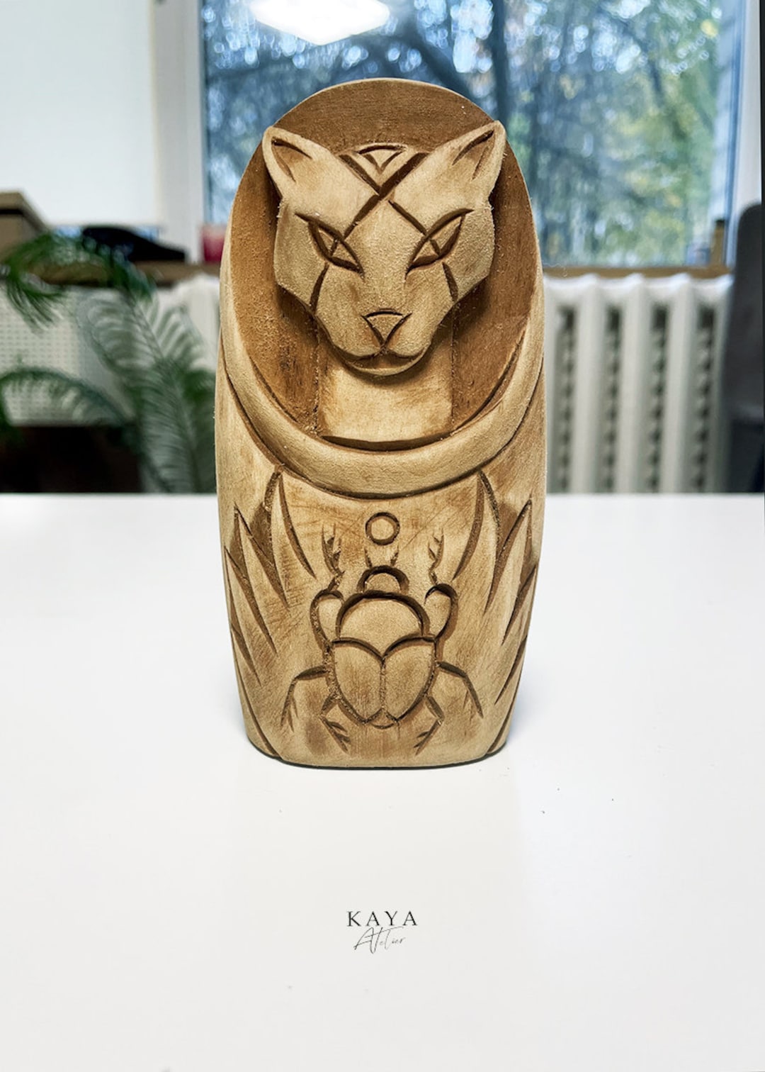 Bastet Goddess Handmade Statuette. Ancient Egyptian Religion. Bast ...