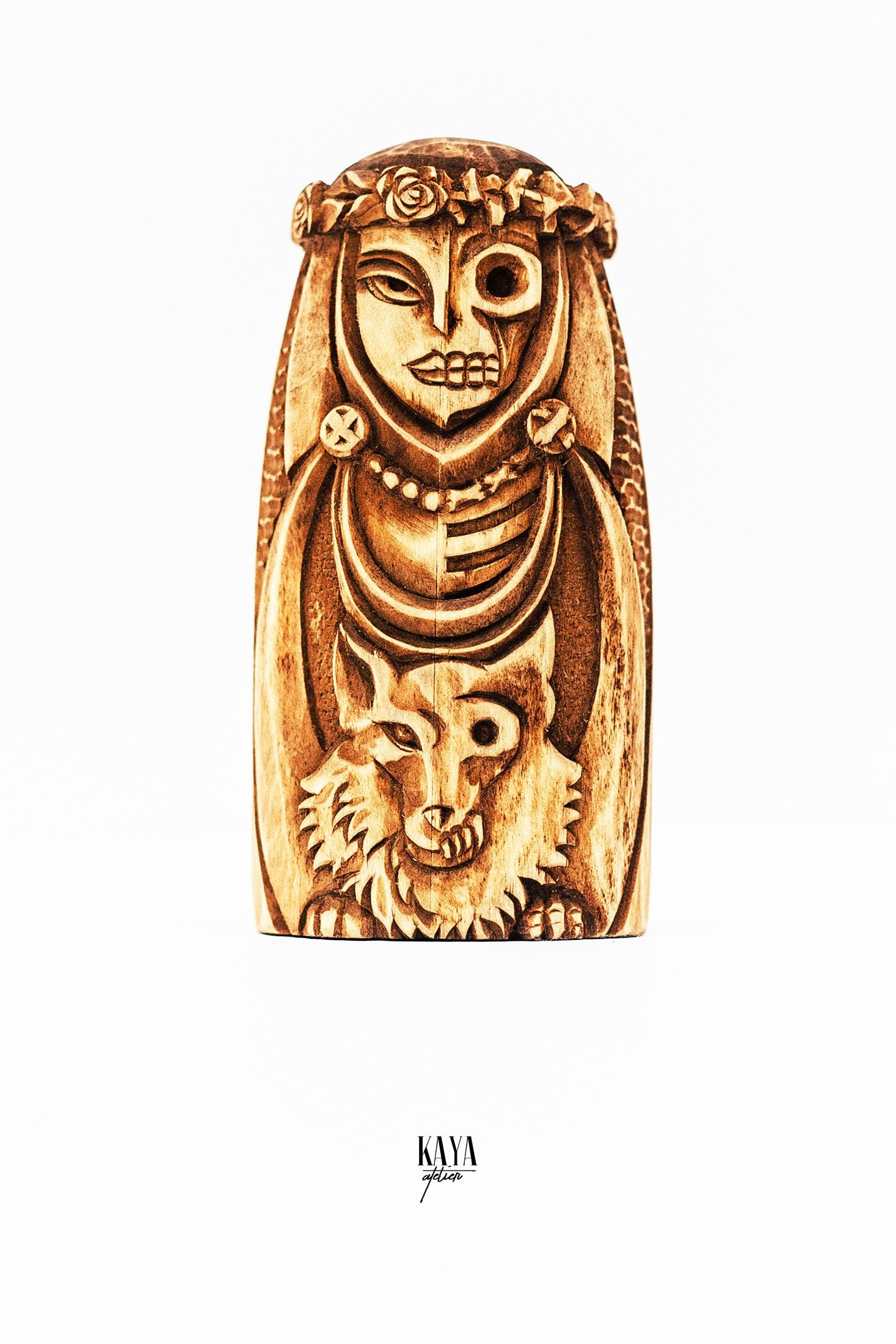 Sculpture Figurines Goibniu god satuette made from Linden Goibniu ...