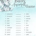 Blue Elephant Baby Shower Game Set Blue Elephant Baby Shower - Etsy