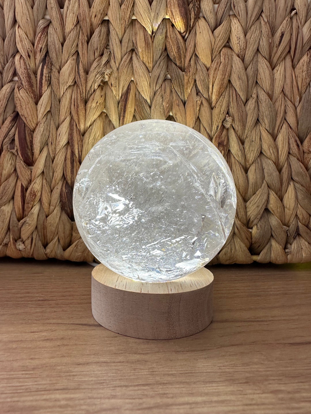 Crystal Sphere Light Stand - Etsy