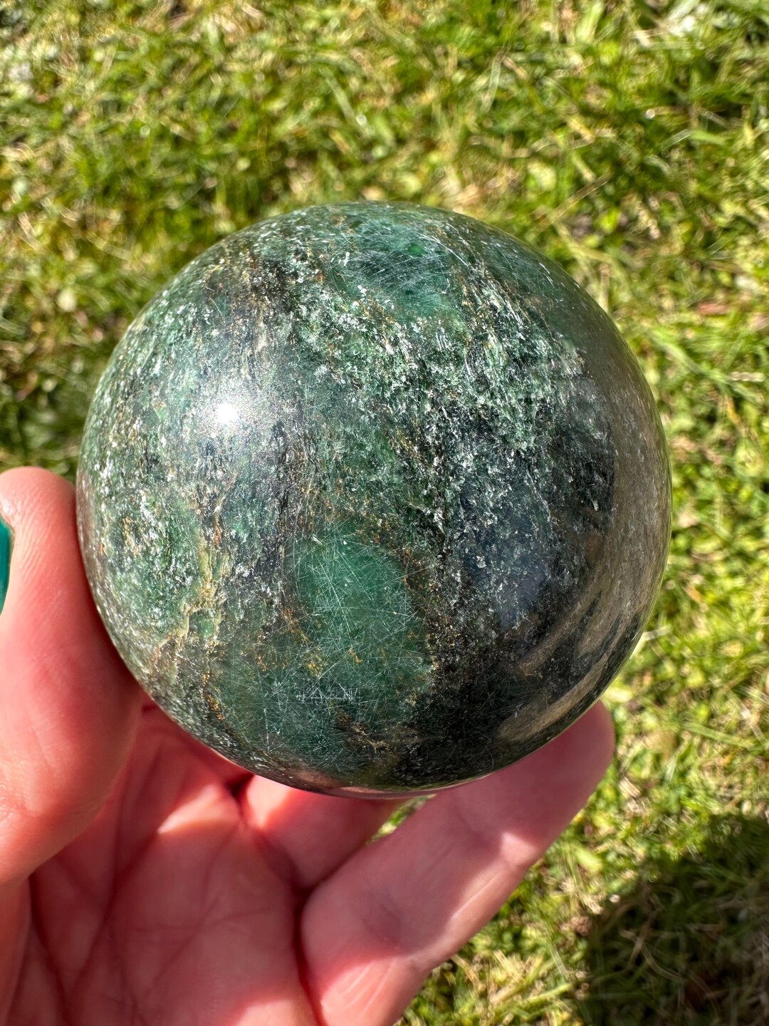 Emerald Sphere - Etsy
