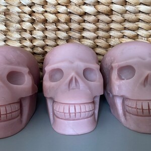 Pink Opal Skull - Etsy