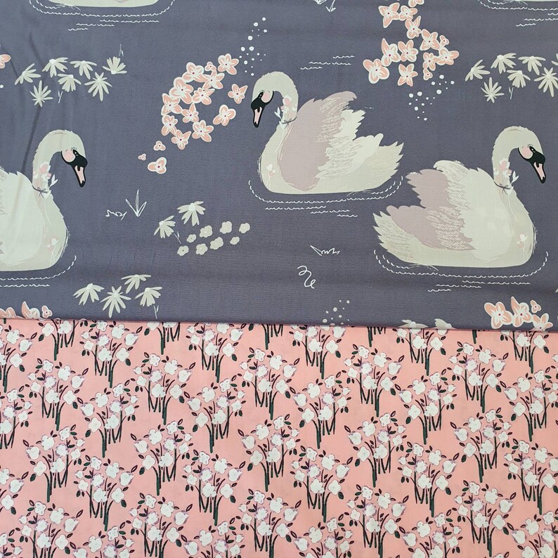 50 Cm Cotton - Hello Ollie Art Gallery Flowers Coral, Apricot - Etsy