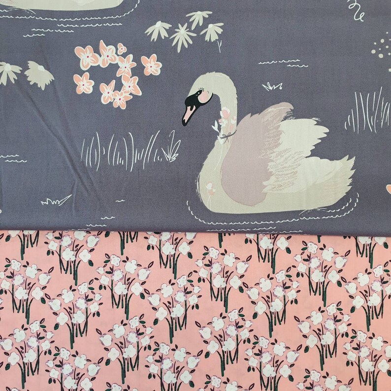 50 Cm Cotton - Hello Ollie Art Gallery Flowers Coral, Apricot - Etsy