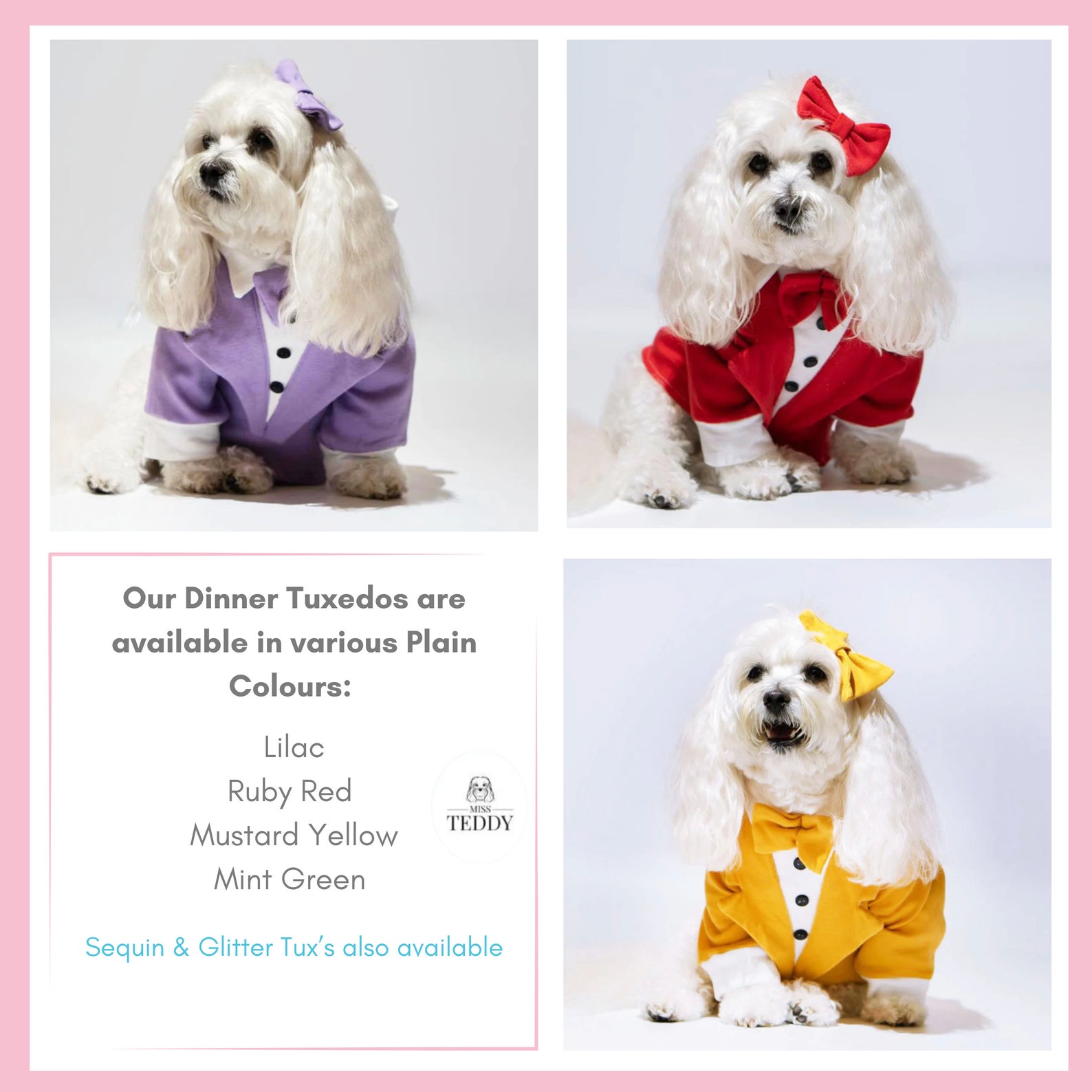 Custom Made Dog Tuxedo in Mustard Yellow | Small Springtime Dog ...