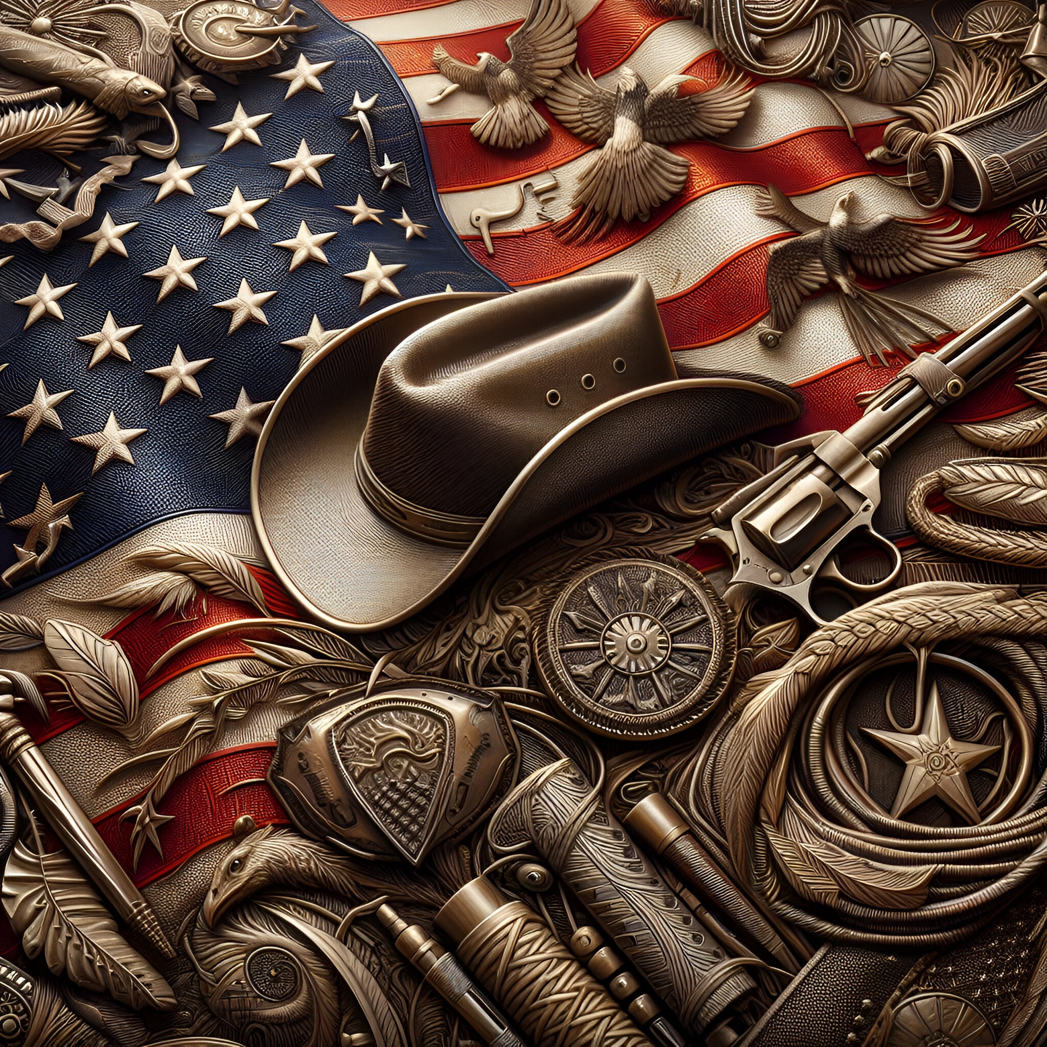 Western Textures Digital Paper, Seamless Cowboy Textures Digital Paper ...