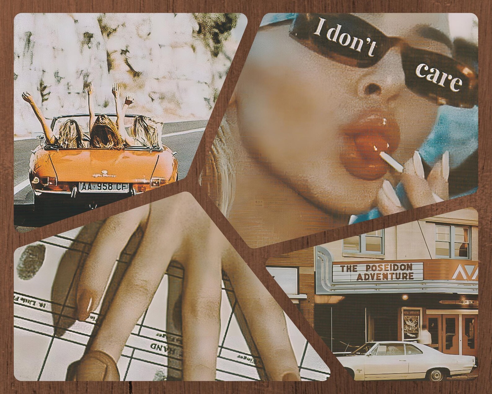 Retro Poster Collage Kit, 70 Piece Wall Art - Etsy