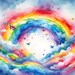 Watercolor Rainbow Digital Paper 30 Designs Watercolor Rainbow ...