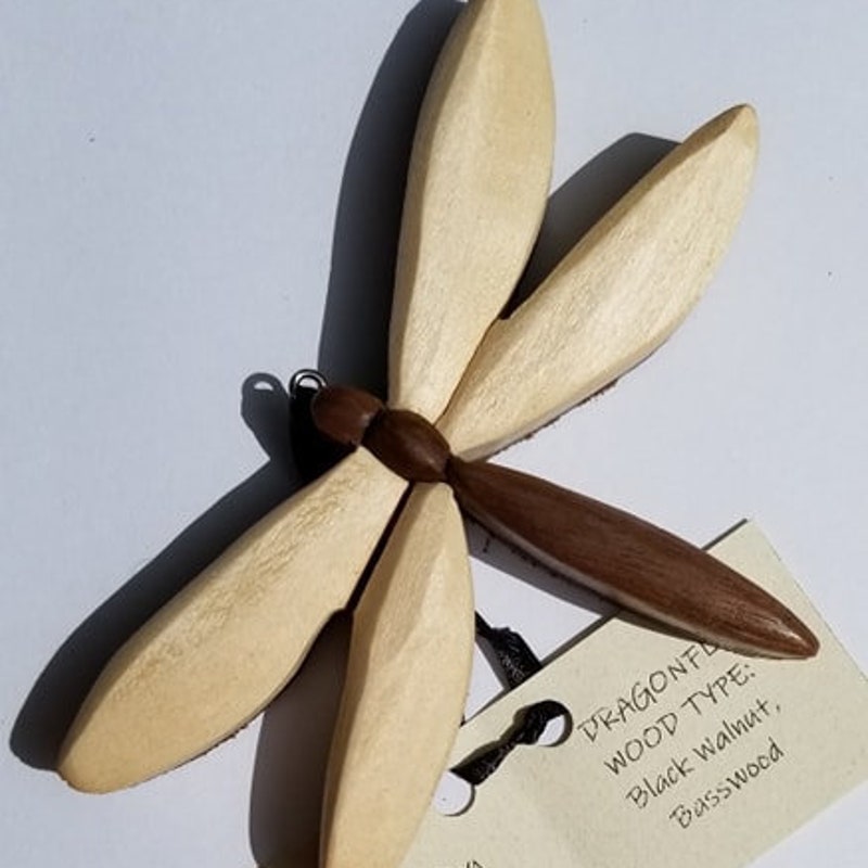 Dragonfly Wood Carving - Etsy