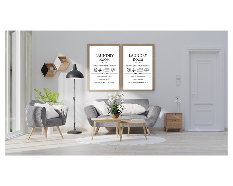 Laundry Room --- Poster/print DIGITAL DOWNLOAD ONLY!!!! Great for ...