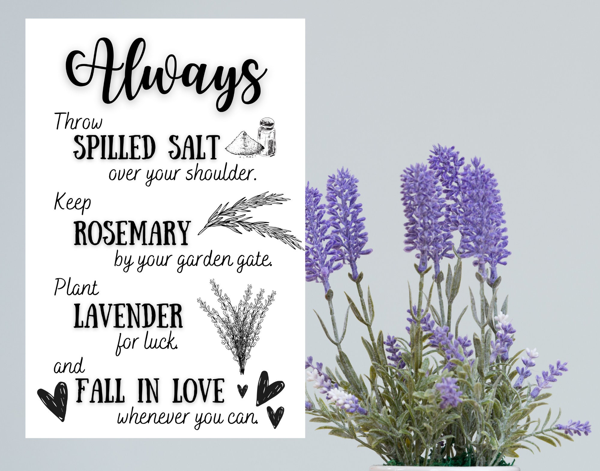 PRINTABLE "practical Magic" Quote Art/sign Digital Image --- 17 Sizes ...