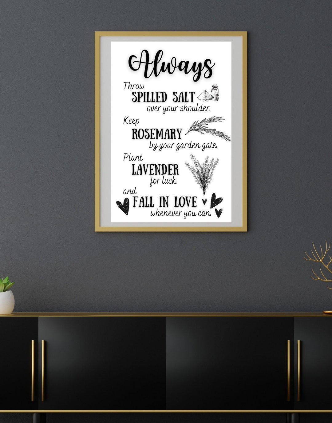 PRINTABLE "practical Magic" Quote Art/sign Digital Image --- 17 Sizes ...