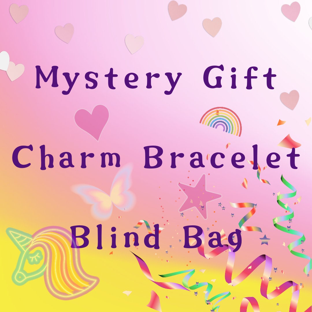 Mystery Bag, Blind Bag, Charm Bracelet, Mystery Jewelry, Girl Gifts ...