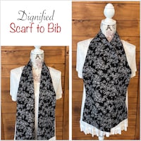 Adult Dignity Bib Dinner Scarf Sewing Pattern for Special Needs Pdf ...