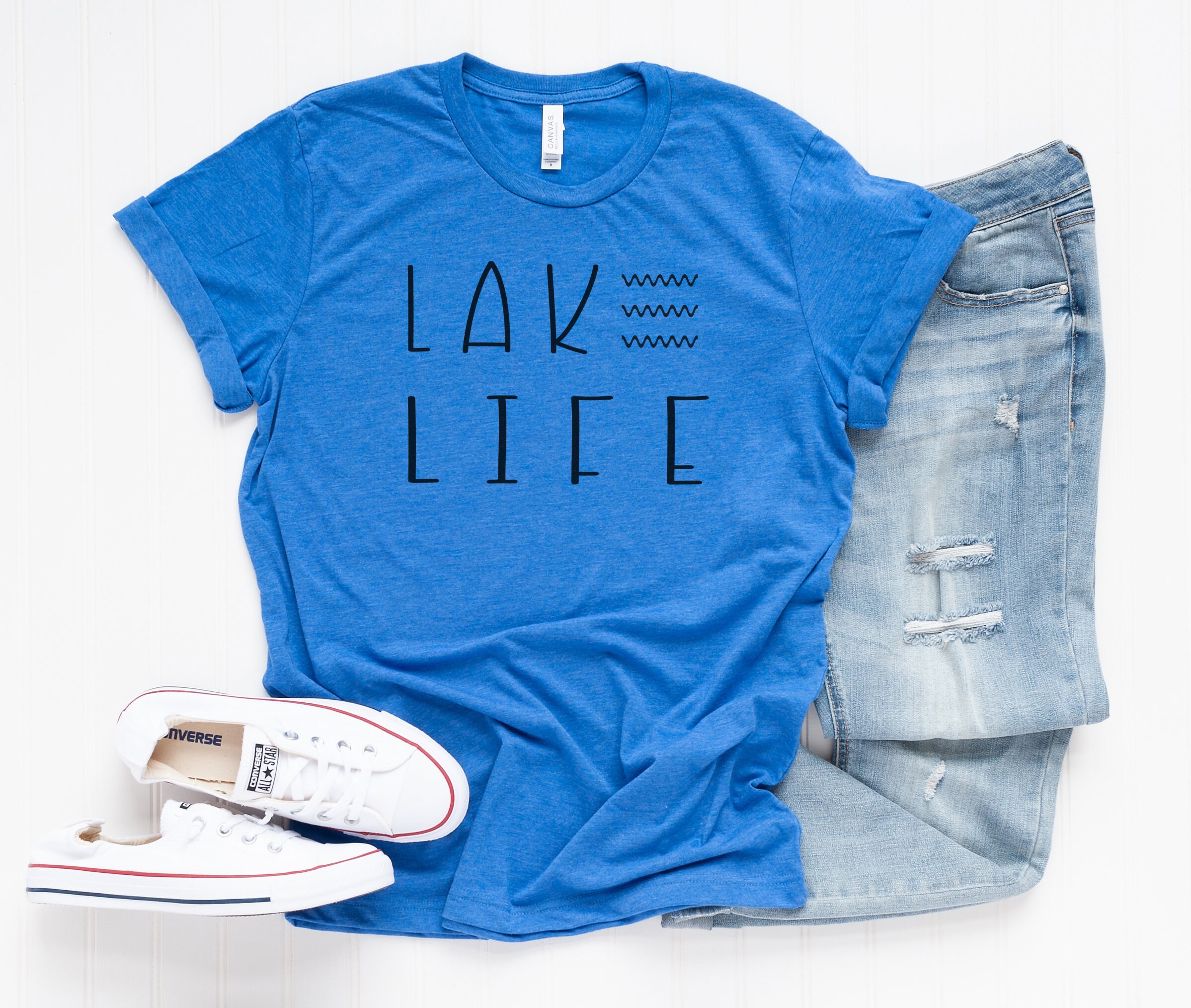 Camisa Lake Life Camiseta de deportes acuáticos Sala de | Etsy