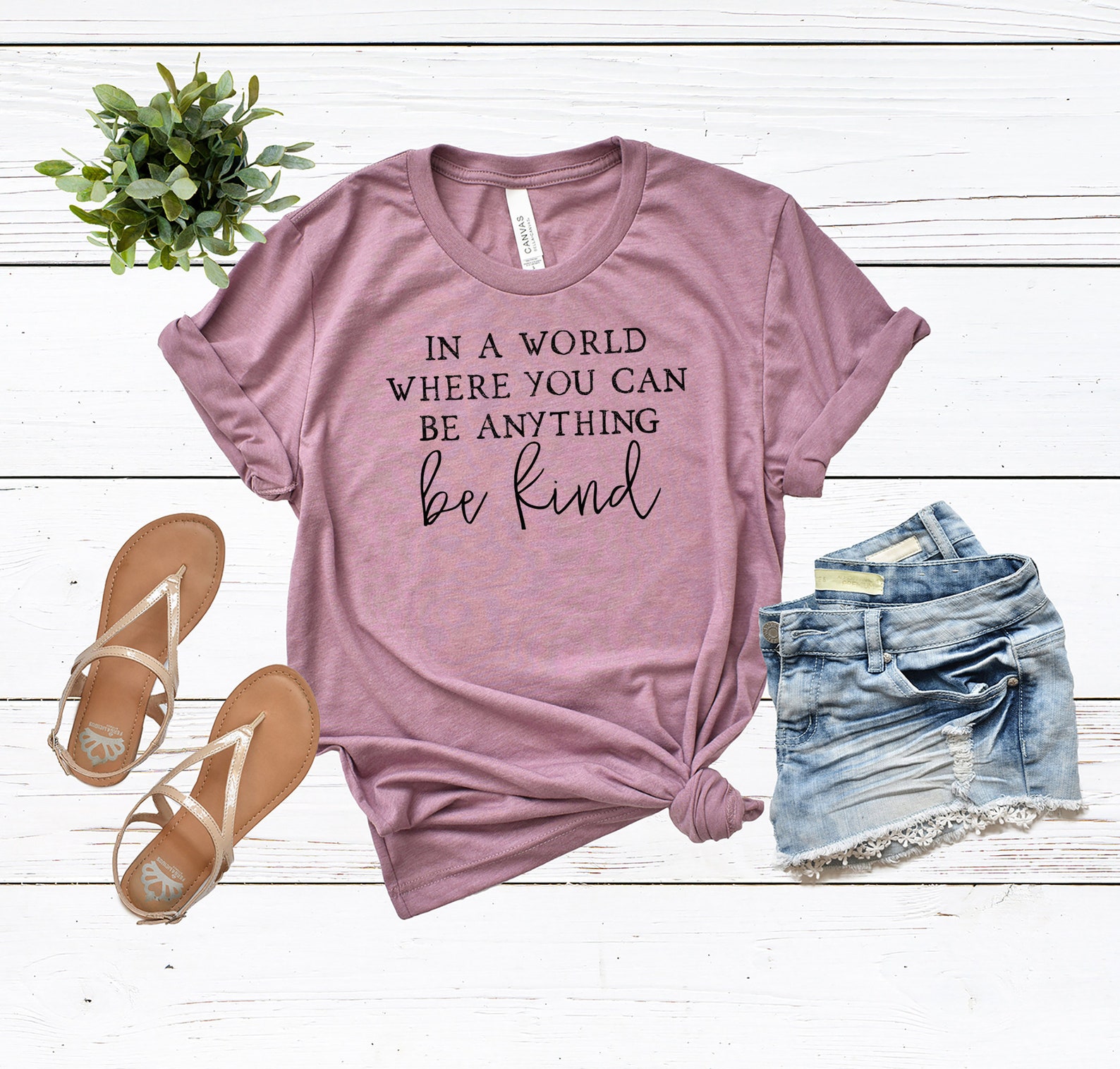 In a World Where You Can Be Anything Be Kind Shirt Inspiring | Etsy