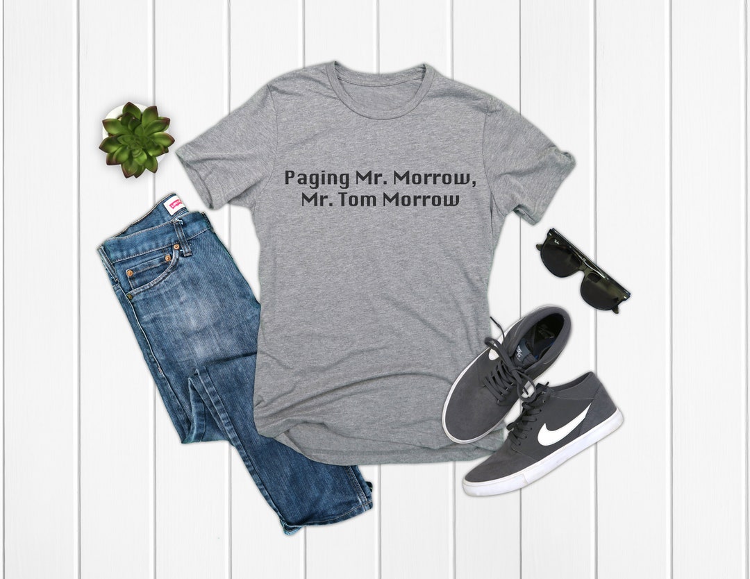 Paging Mr. Morrow, Mr. Tom Morrow Shirt - Disney - People Mover ...