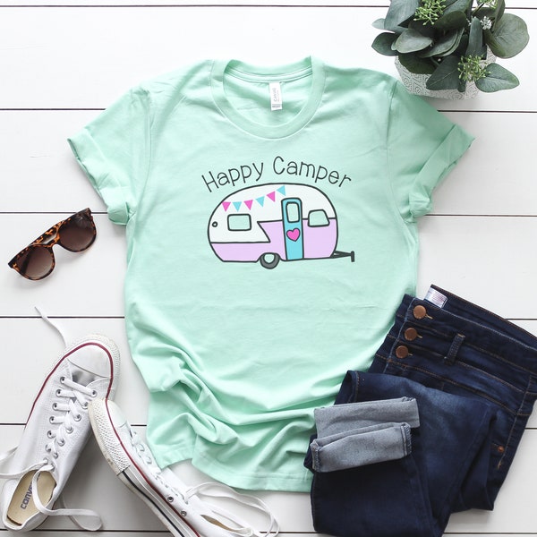Happy Camper Shirt - Etsy