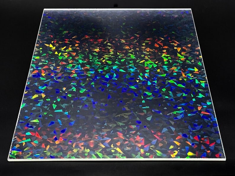 Iridescent Shard Crystal Radiant Rainbow Acrylic Sheet 3mm Thickness ...