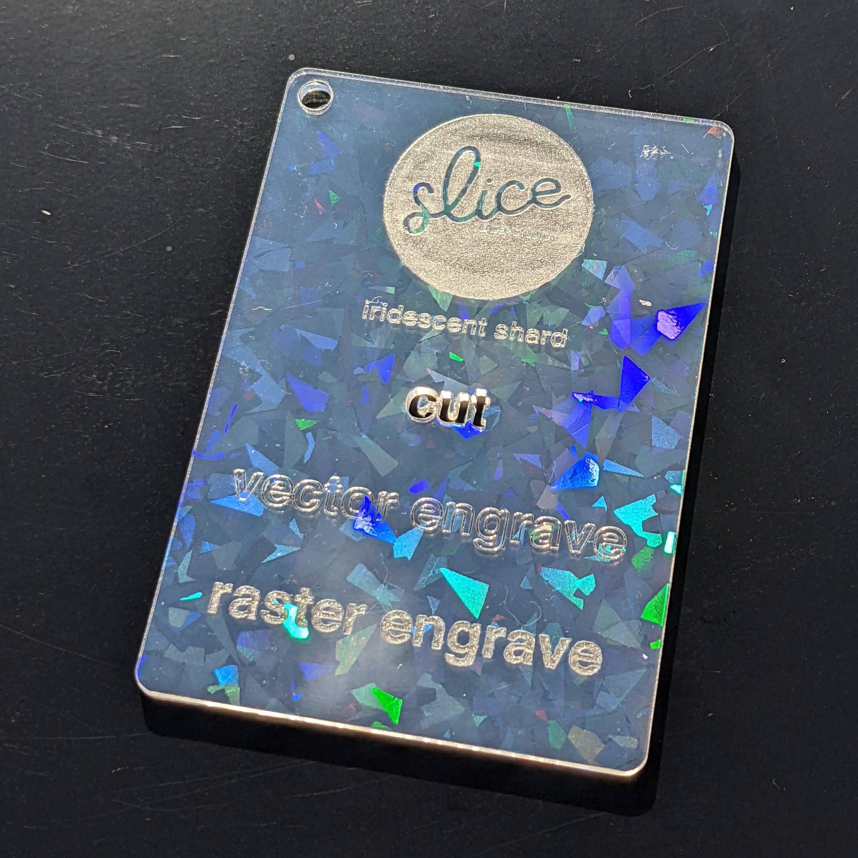 Iridescent Shard Crystal Radiant Rainbow Acrylic Sheet 3mm Thickness ...