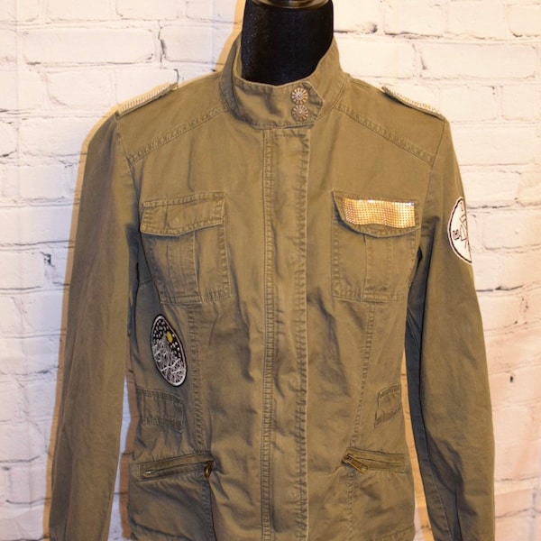 Army Green Jacket - Etsy