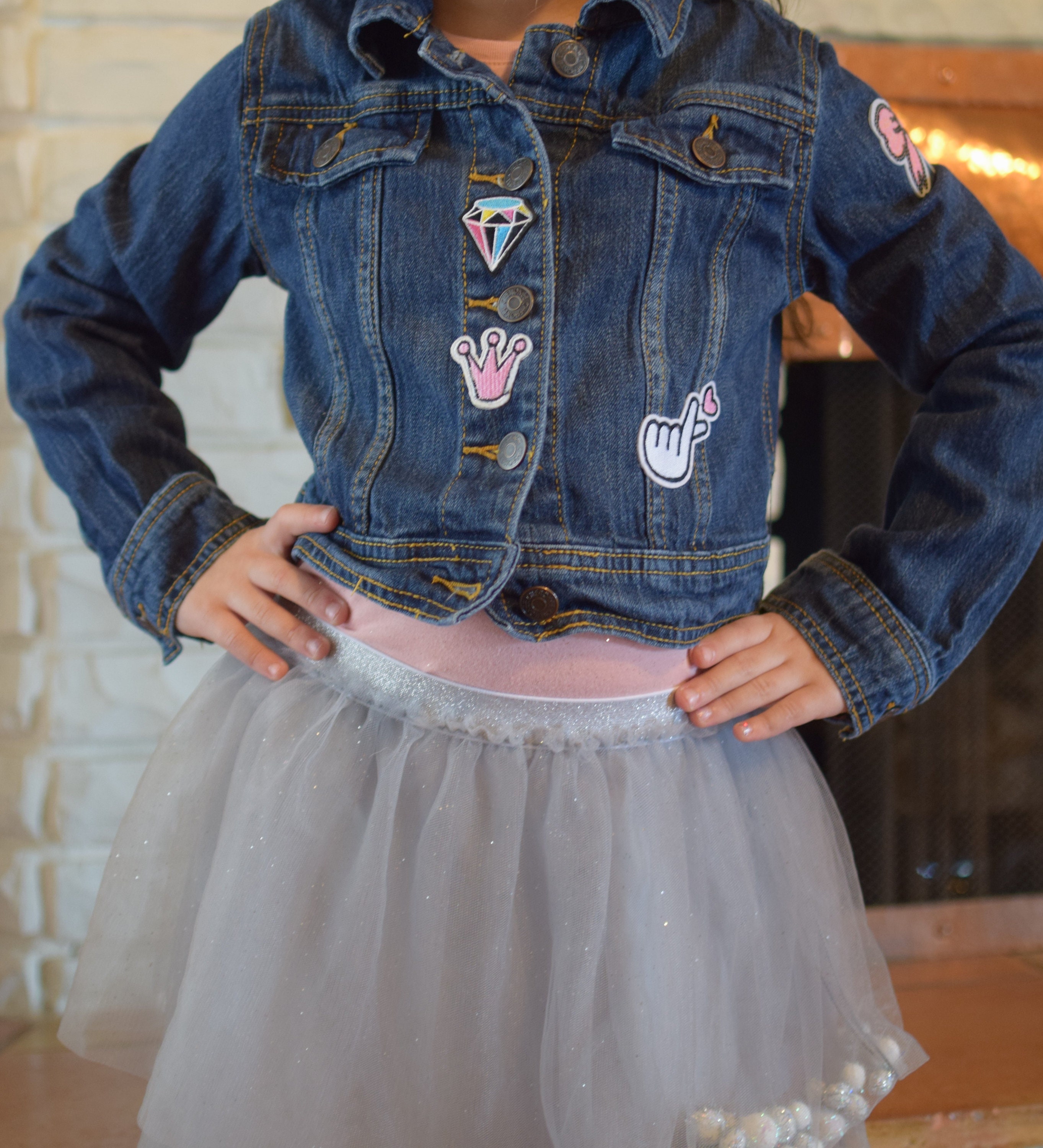 Girls Princess Jean Jacket - Etsy