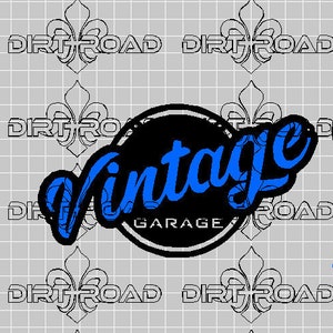 Vintage Garage Sign DXF SVG - Etsy
