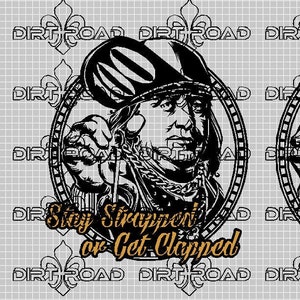 Stay Strapped or Get Clapped DXF-SVG - Etsy