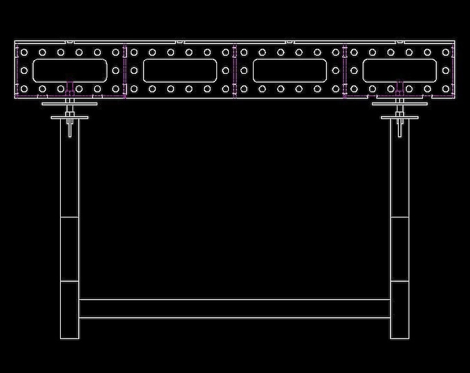 Steel Storage Rack DXF File - Etsy