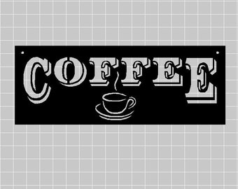 Coffee Wall Panel Set Laser Cut File,cnc Route File,wall Art,coffee Dxf ...
