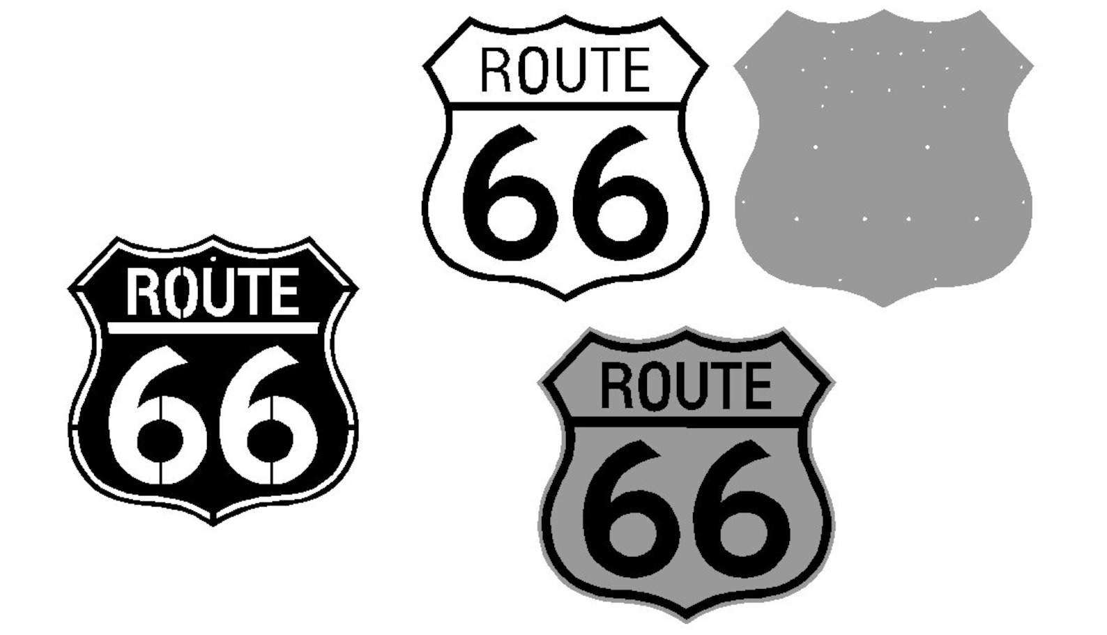 Route 66 DXF SVG - Etsy.de
