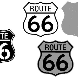 Route 66 DXF SVG - Etsy